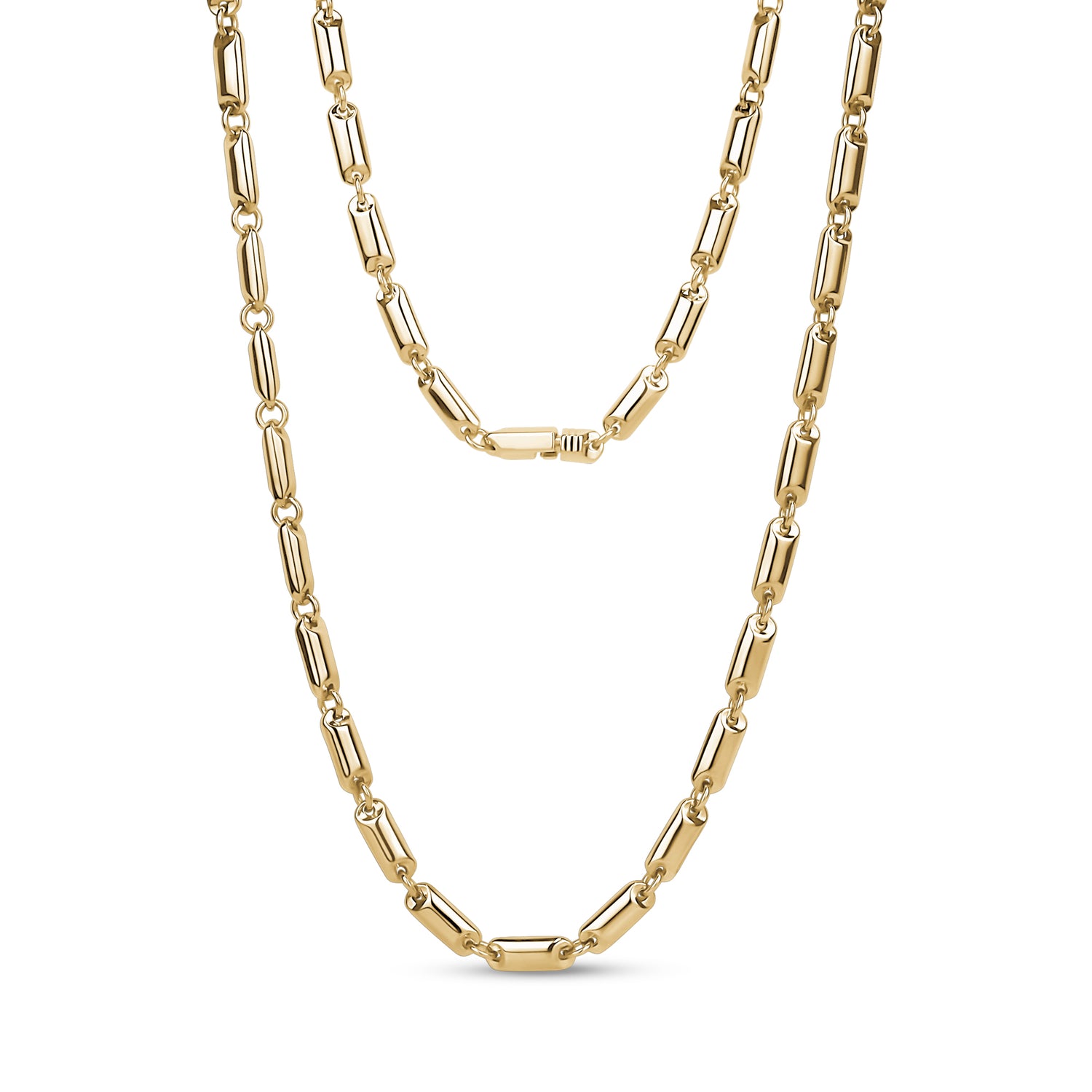 Solid Heavy Stainless Steel Full Links Chain Necklace – The Steel Shop