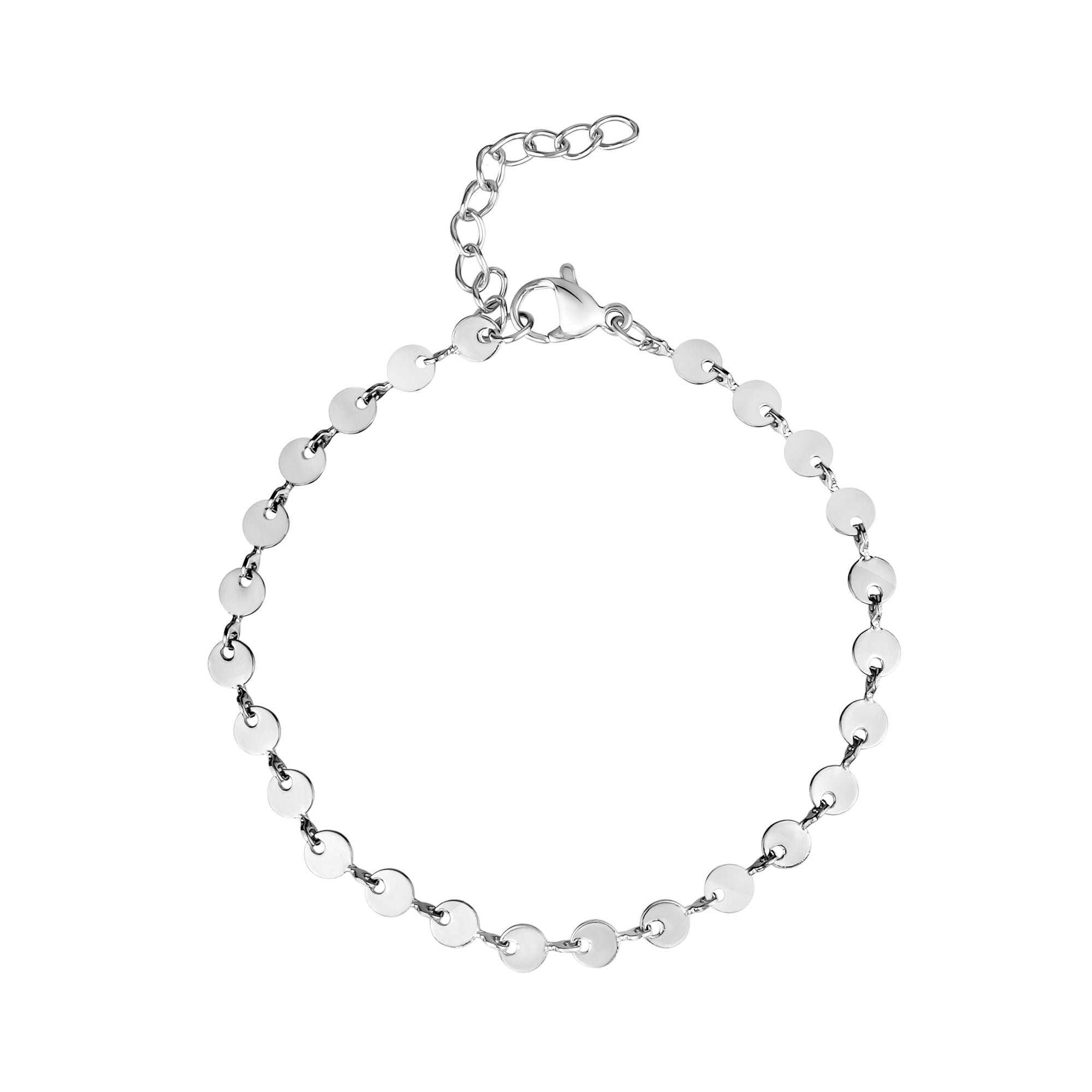 Stainless Steel Polished Disc Chain Bracelet – The Steel Shop