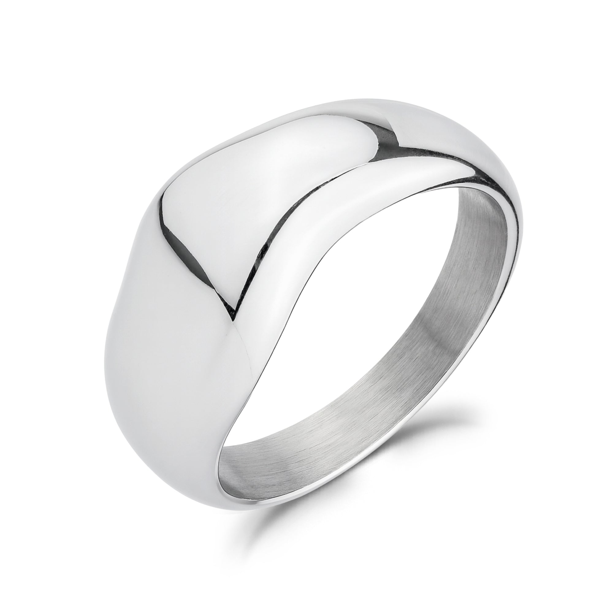 Modern Molten Metal Band for Women – The Steel Shop