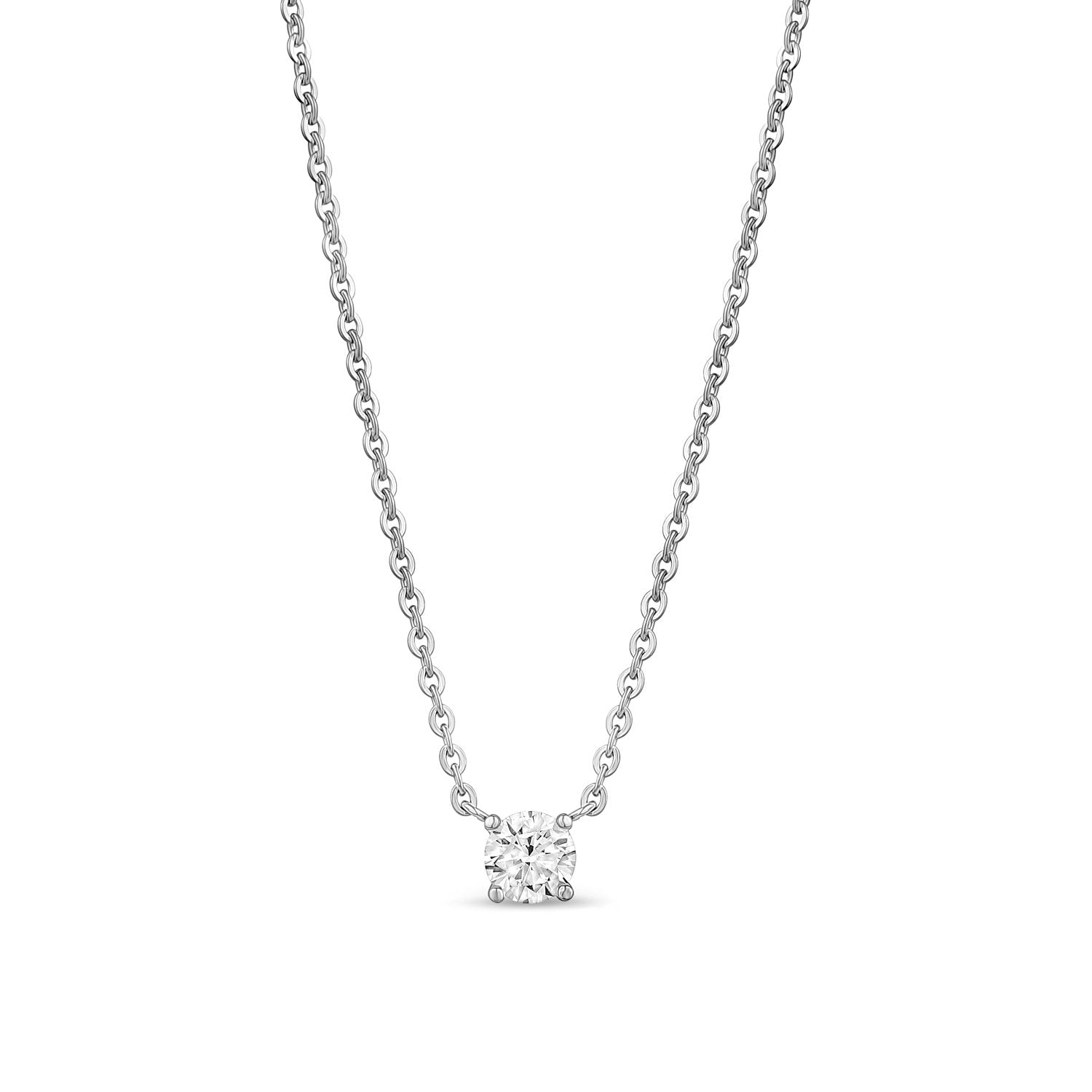 Womens 5mm Cubic Zircon Stainless Steel Pendant – The Steel Shop